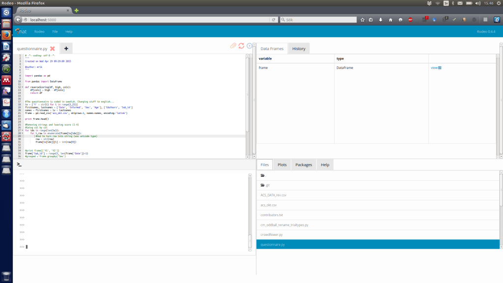 RStudio-like Python IDEs - Rodeo and Spyder - Erik Marsja