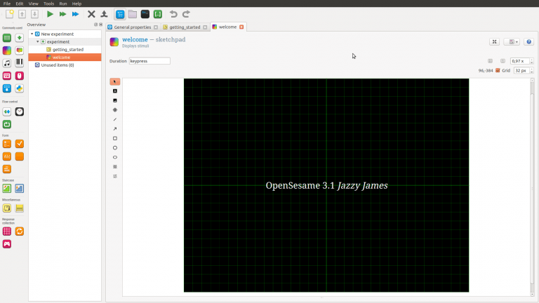 OpenSesame Tutorial - How to Create a Flanker Task - Erik Marsja