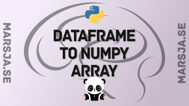 How To Convert A Pandas DataFrame To A NumPy Array how-to-convert-a-pandas-dataframe-to-a-numpy-array