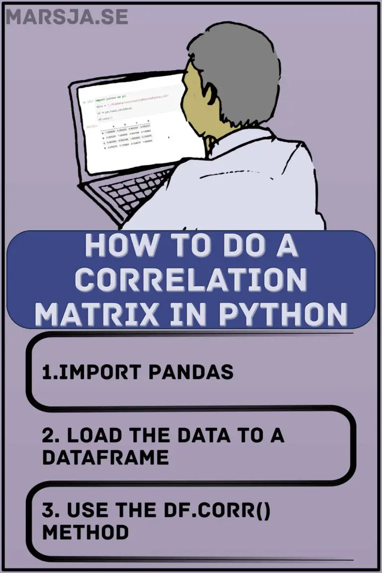 Create A Correlation Matrix In Python With Numpy And Pandas
