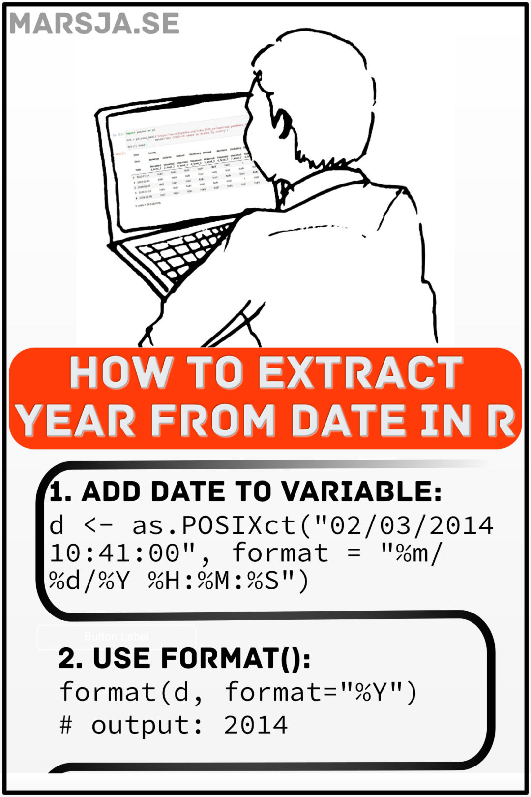 How to Extract Year from Date in R with Examples