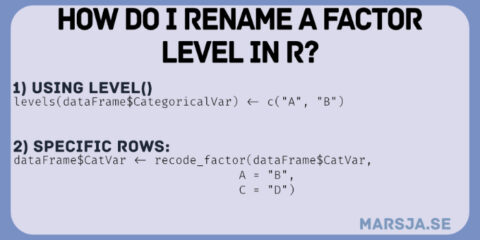 How to Rename Factor Levels in R using levels() and dplyr