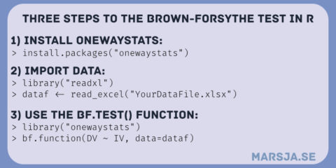 How to Do the Brown-Forsythe Test in R: A Step-By-Step Example