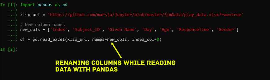 Pandas Tutorial Renaming Columns In Pandas Dataframe