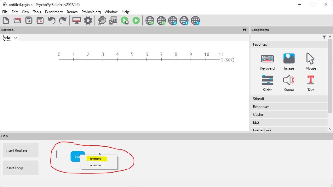 Psychomotor Vigilance Task (PVT) in PsychoPy (Free Download)