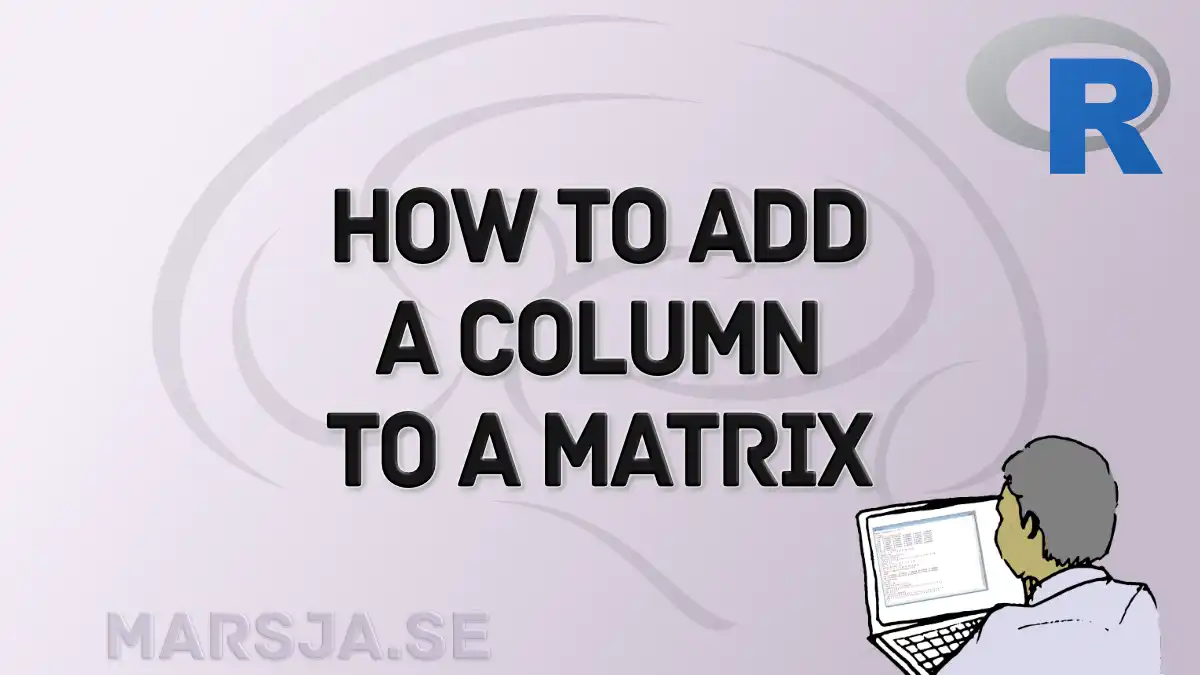 How To Add A Column To A Matrix In R A Guide Incl Adding Names
